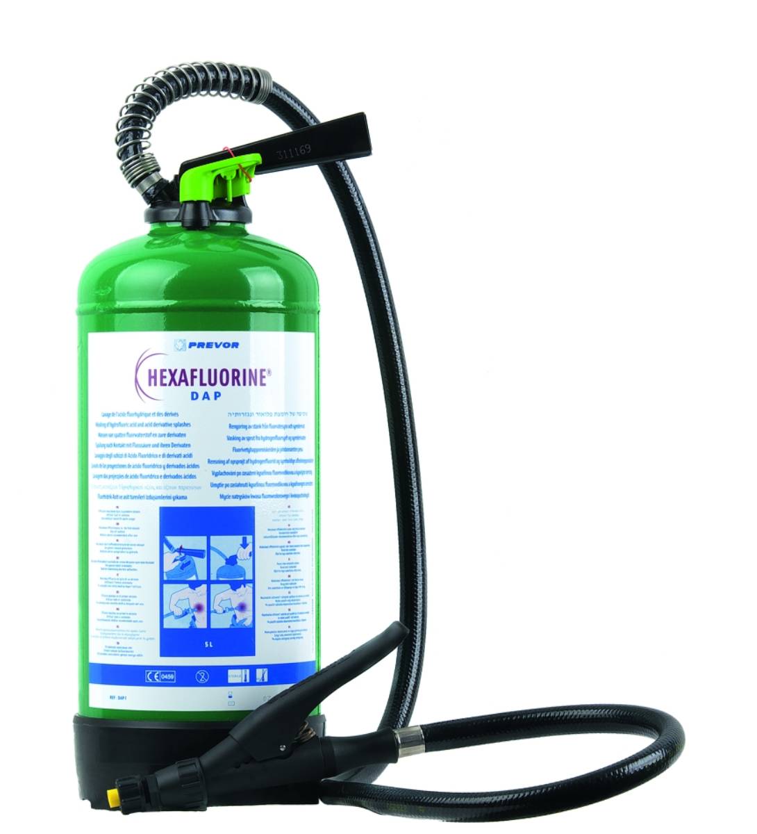 Dap hexafluorine® 5l - Oogspoeling - Vandeputte Safety Experts