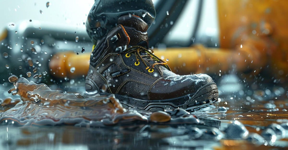 Waterproof safety shoes: what is the difference between WR and WPA?