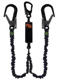 Double longe g065 fs505-cb 1,5m stretch - Longes - Vandeputte Safety ...