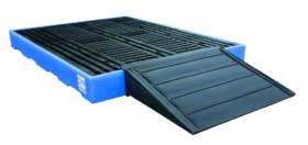 Retention plateform pe 4xbarrels 60l blu - Sump systems - Vandeputte ...