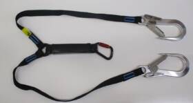 Longe double 1,5m go65 sangle - Longes - Vandeputte Safety Experts