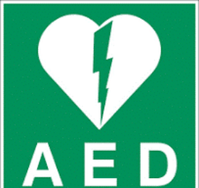 Aed sticker - Resuscitation - Vandeputte Safety Experts