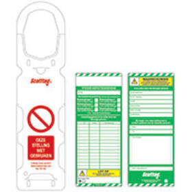 Scafftag kit nl(10holders/20inserts) - Lock out tag out - Vandeputte ...