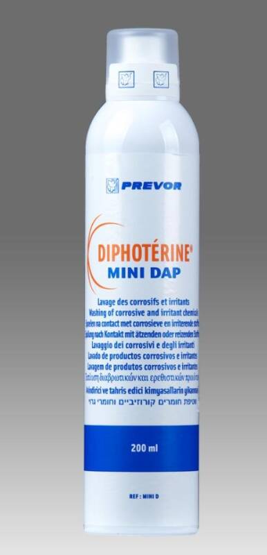 Aerosol diphoterine® minidap 200ml - Rinçage des yeux - Vandeputte ...