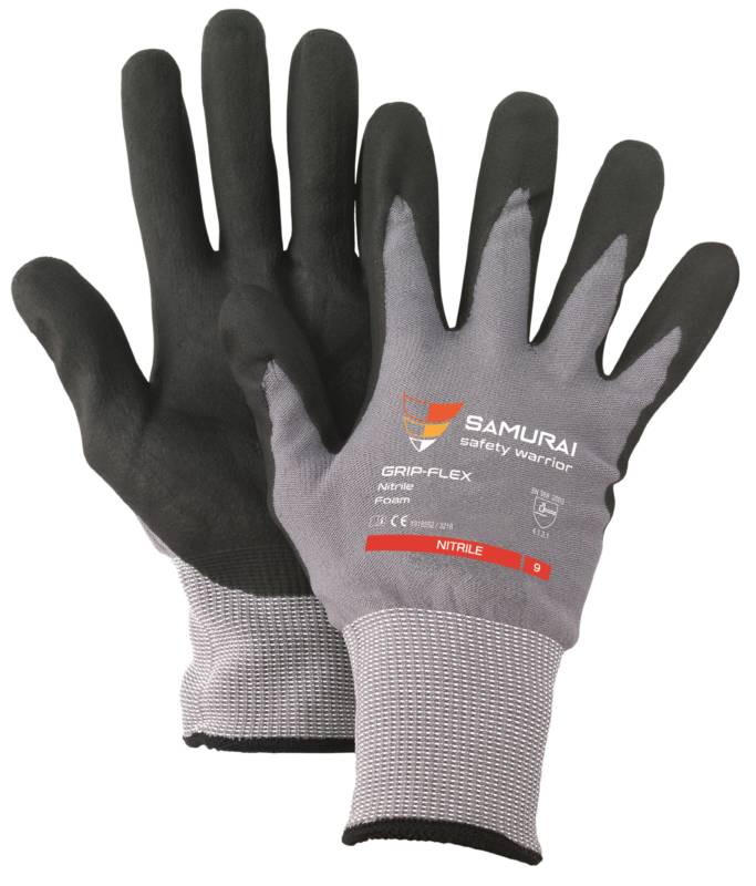 Gant grip-flex nitril foam - Protection mécanique - Vandeputte Safety Experts