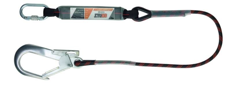 Longe 1,5m go65 corde substito scaff - Longes - Vandeputte Safety Experts