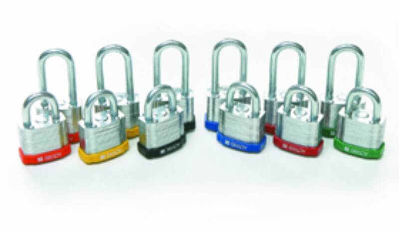 Loto padlock steel 38mm kd/6st - Lock out tag out - Vandeputte Safety ...