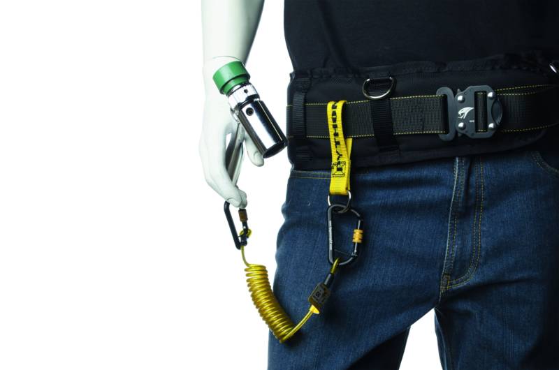 Python belt lanyard with karabiner - Accessories - Vandeputte Safety ...