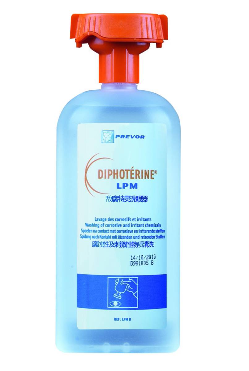 Plastiek fles diphoterine navulling lpmd - Oogspoeling - Vandeputte ...