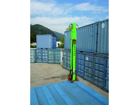Davit post iso container - Anchorage points - Vandeputte Safety Experts