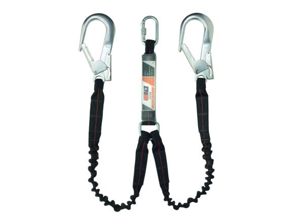 Longe double 1,5m go65 stretch fallrav - Longes - Vandeputte Safety Experts