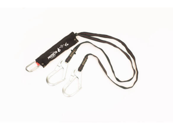 Double lanyard 1,5m go65 webbing welding - Lanyards - Vandeputte Safety ...