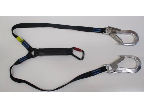 Longe double 1,5m go65 sangle - Longes - Vandeputte Safety Experts