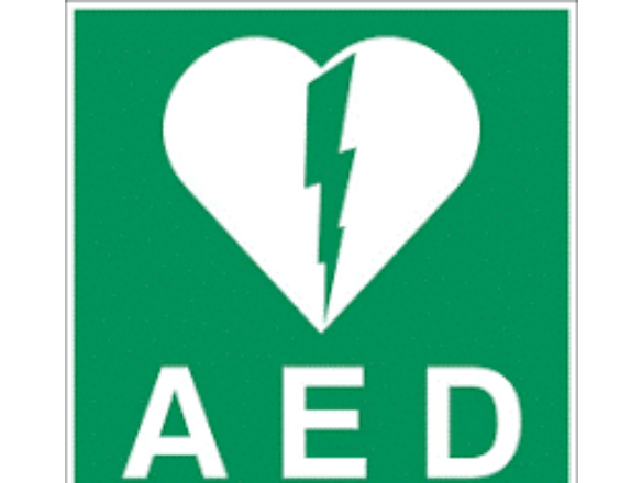 Aed sticker - Resuscitation - Vandeputte Safety Experts